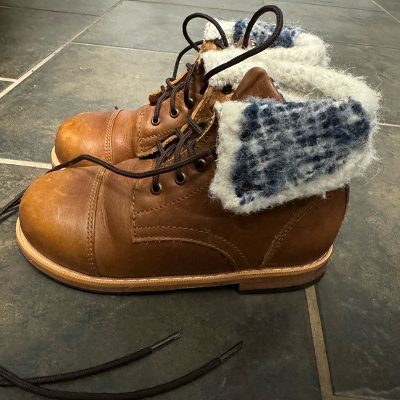 mikoleon | Shoes | Mikoleon Girls Boots Brown Leather | Poshmark